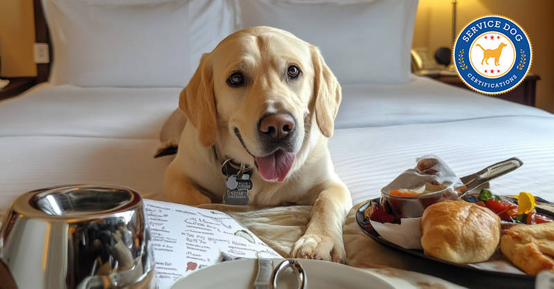 The Rules and Laws for Service Dogs Staying in Hotels